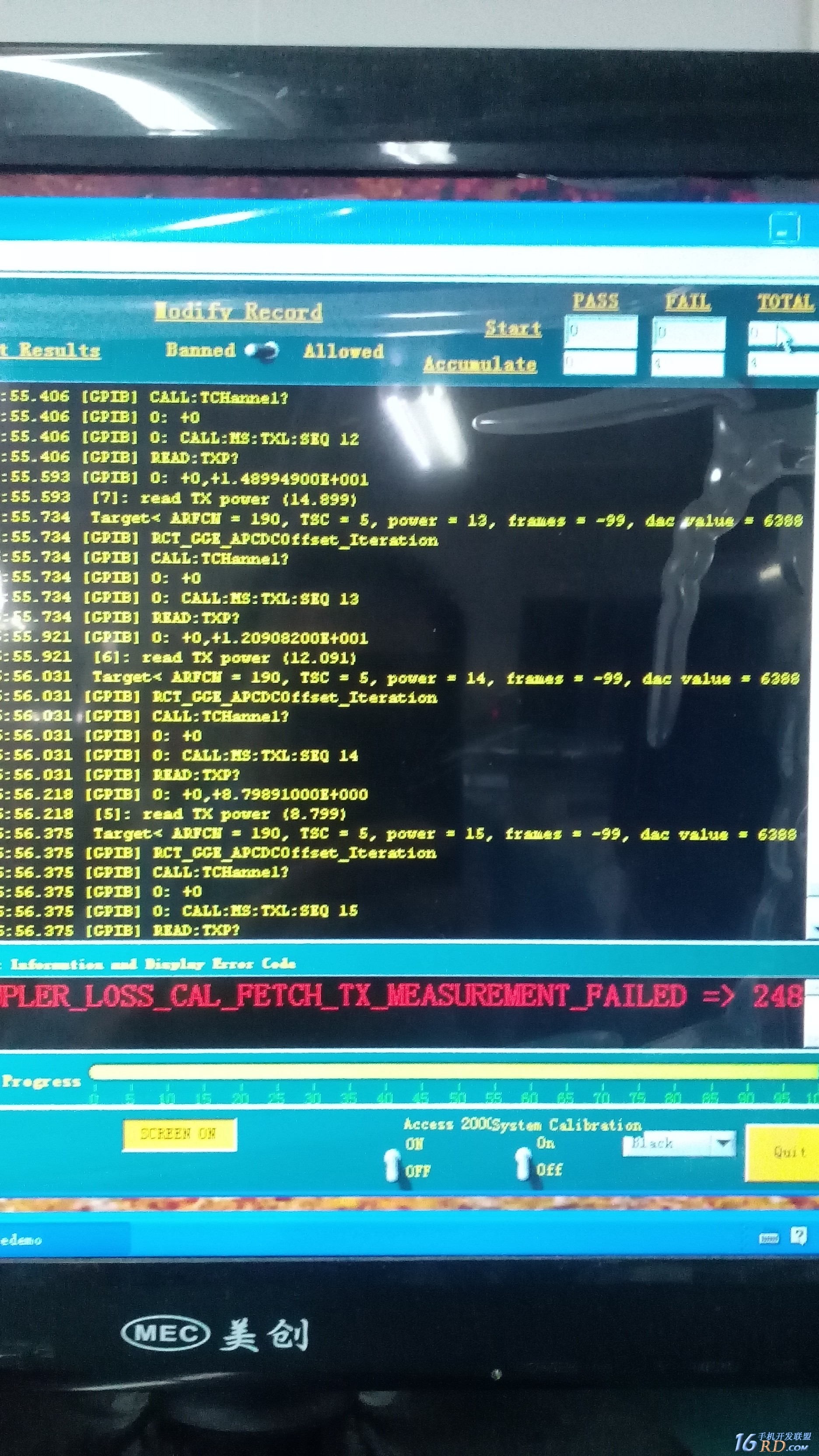 MT6260平台校准，CMU200可以校准过，安捷伦Agilent8960校准不过-一牛网论坛