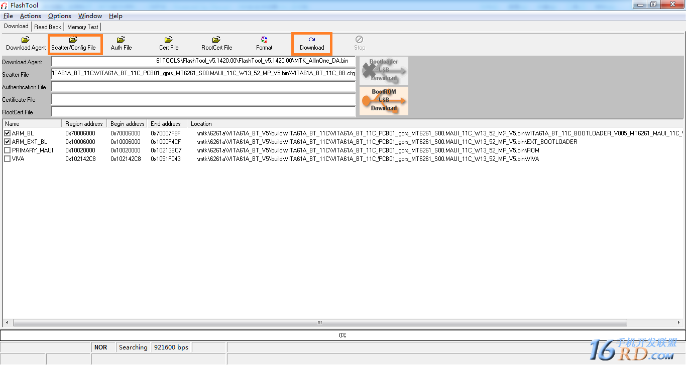 mt6261 bootloader 完成开始进入主程序-一牛网论坛