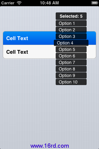 iOS源码:按钮 Drop Down Control-一牛网论坛