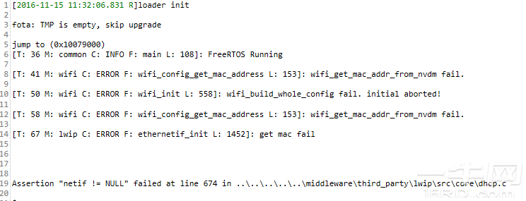 使用MT7687官方wifi模块例程连接不上网-一牛网论坛