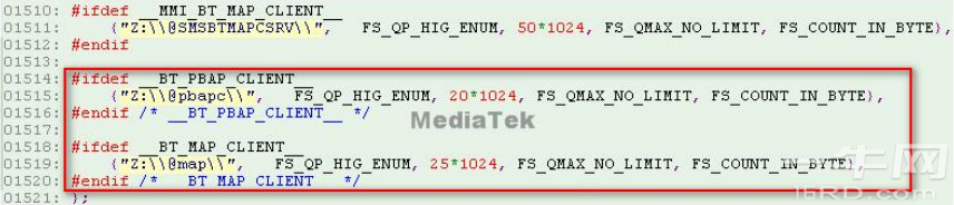 mt2503 MT6260 bt dialer 如何在文件系统为MAPC何PBAPC预留空间-一牛网论坛