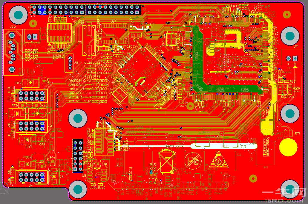 华为海思HI3520D方案，多路车载录像机四层核心板原理图pcb-一牛网论坛