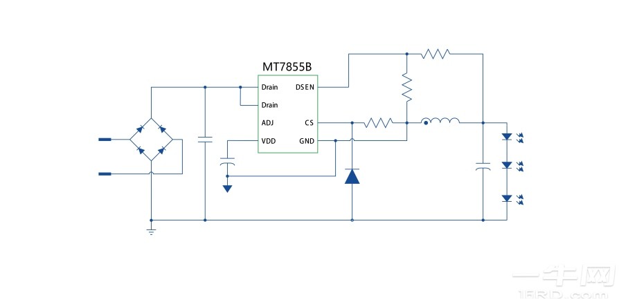 MT7855BS/7855BD高功率因数/多重保护机制/非隔离LED驱动芯片-一牛网论坛