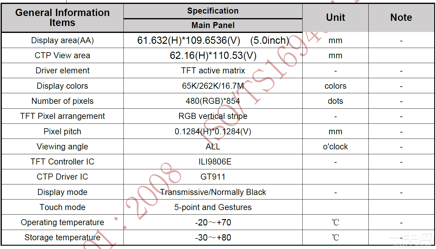 ILI9806E LCD spec 下载，附初始化代码_-一牛网论坛