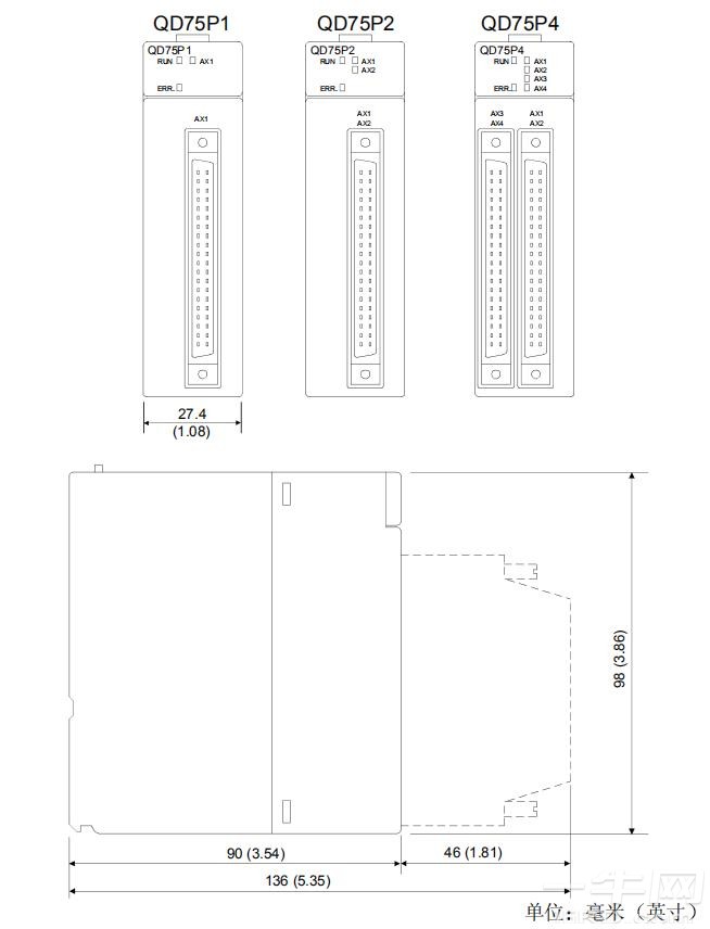 三菱PLC Q系列QD75P/QD75D定位模块用户手册（硬件篇）-一牛网论坛