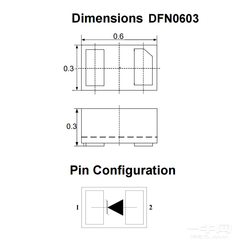 雷卯电子DFN0603封装ESD0521保护器件datasheet-一牛网论坛