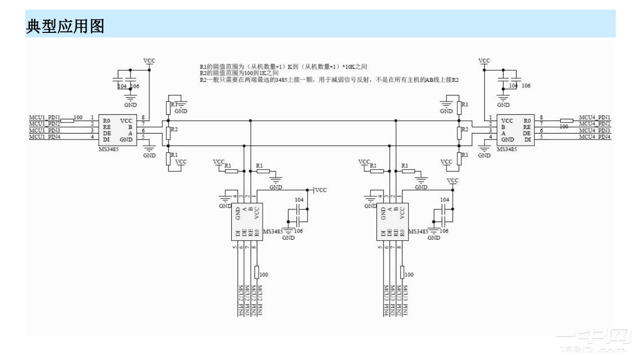 瑞盟RS-485接口电路MS3485代替MAX3485/SP3485-一牛网论坛