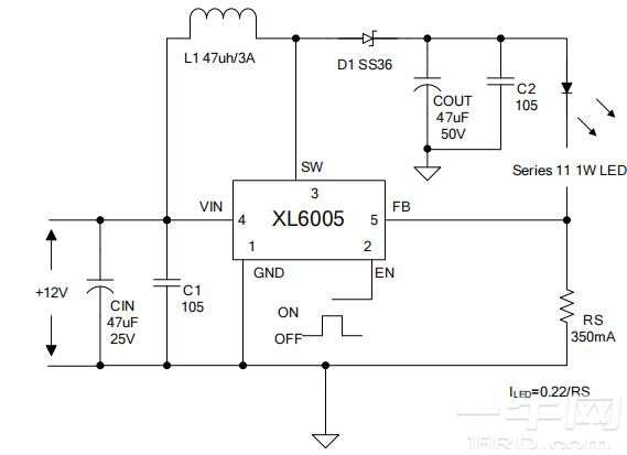 芯龙XL6005 180KHz 60V 4A升压型LED恒流驱动器datasheet-一牛网论坛