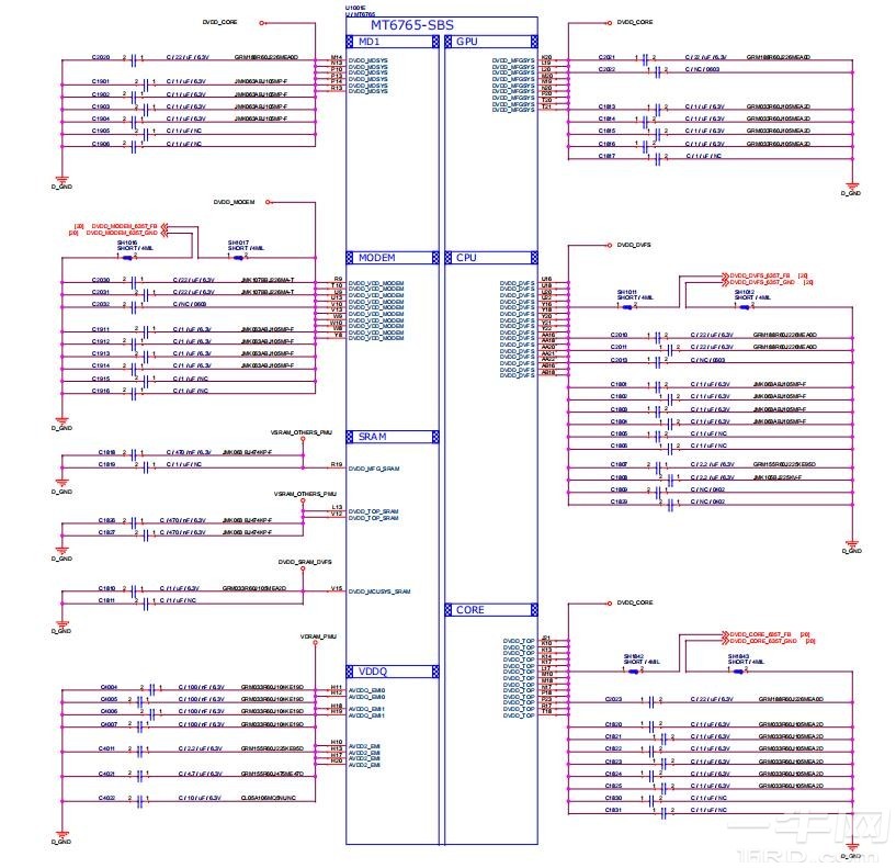 MT6765/MT6357/MT6371/MT6177M/MT6631 EMMC_LPDDR3参考设计电路图-一牛网论坛