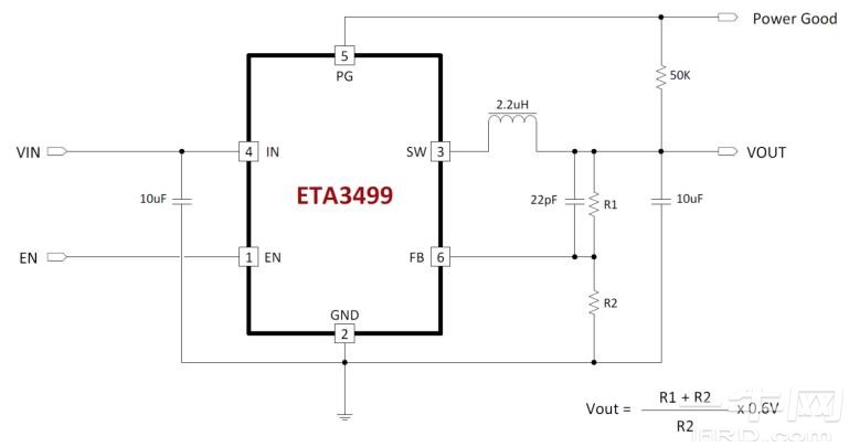 钰泰ETA3499 3A/1MHz DC-DC降压型开关稳压器datasheet-一牛网论坛