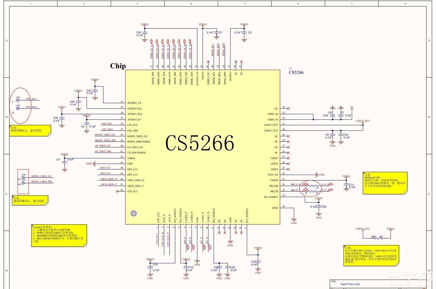 MA8621+CS5266设计Typec转HDMI+PD+U3+U2*2+SD/TF扩展坞方案参考电路-一牛网论坛
