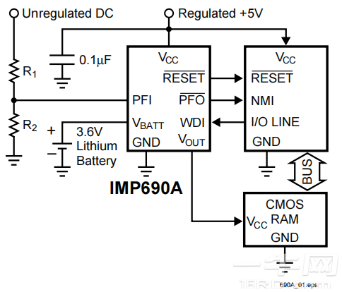 IMP690A , 692A , 692A , 802L/M , 805L具有备用电池开关的µp电源监控器-一牛网论坛