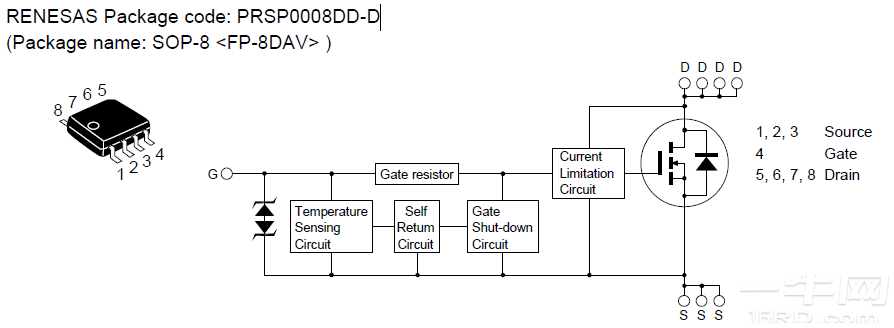 瑞萨RJF0624JSP 60V 3A N通道MOSFET电源开关datasheet-一牛网论坛