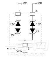 东沃电子PSM712 ESD静电保护二极管datasheet-一牛网论坛