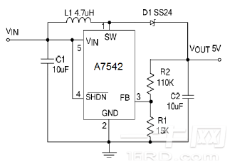 创瑞科技A7542 DC-DC转换器 1MHz，3A升压调节器 datasheet-一牛网论坛