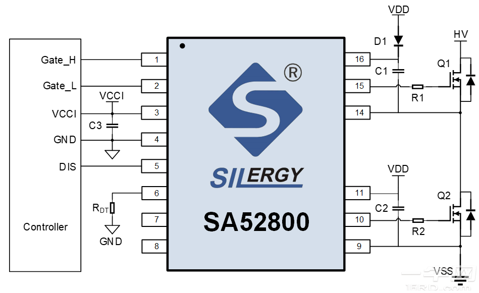 矽力杰SA52800双通道隔离式栅极驱动器3-18V电压SOP14W封装-一牛网论坛