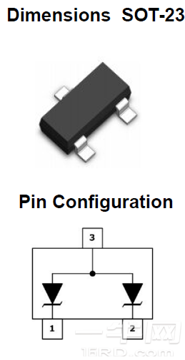 雷卯电子SM05H1 5V电压SOT-23封装TVS二极管datasheet-一牛网论坛