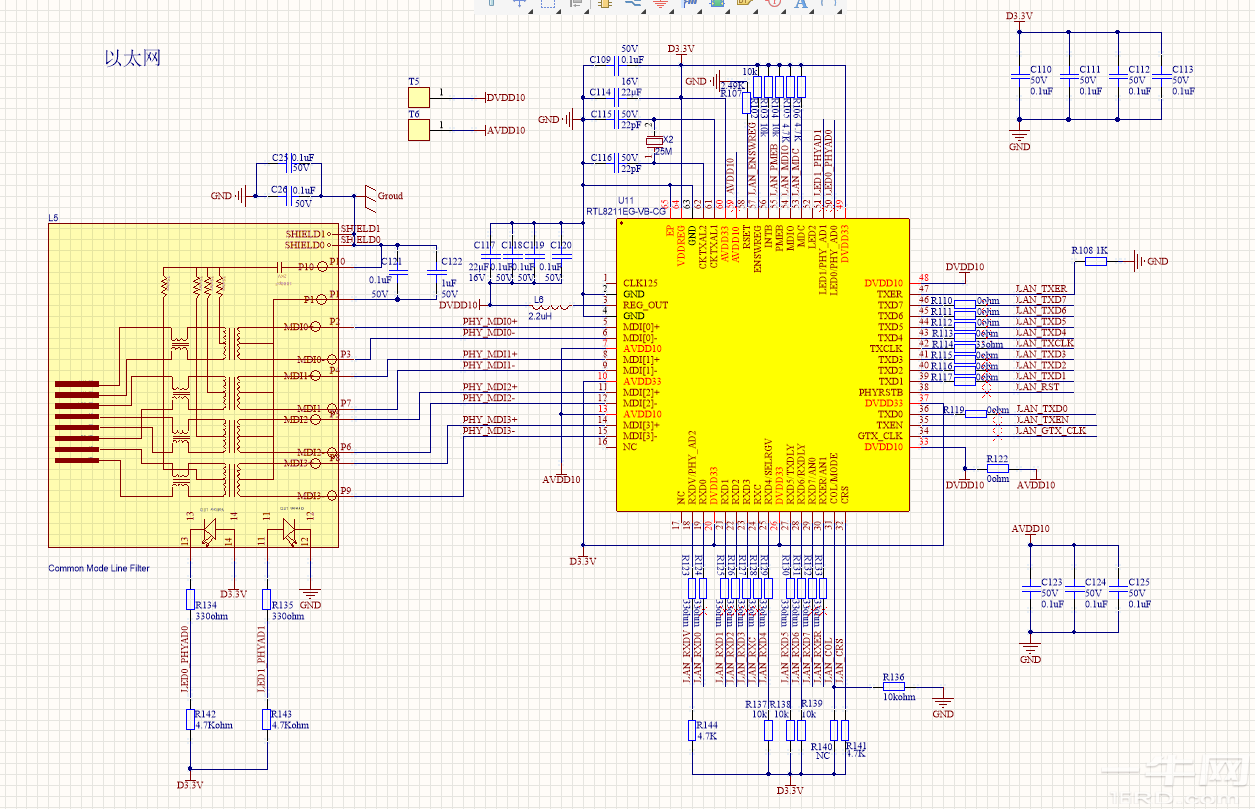 RTL8211EG-VB-CG原理图-一牛网论坛