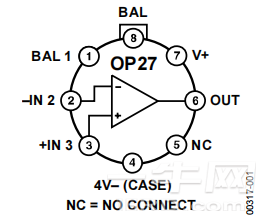 ADI德州仪器OP27 8MHz增益带宽低噪声精密运算放大器datasheet-一牛网论坛