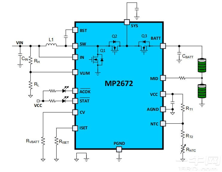 MPS MP2672 4.0V~5.75V输入带电池平衡功能的升压充电器datasheet-一牛网论坛
