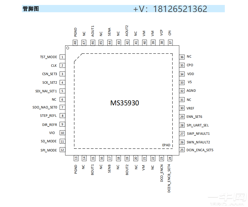 MS35930步进电机驱动可pin对pin兼容TMC5130-一牛网论坛