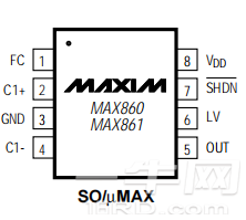 Maxim MAX860/MAX861 50毫安频率可选开关电容器电压转换器datasheet-一牛网论坛