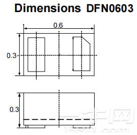 雷卯电子CESD0603NC5VB DFN0606封装单线路双向TVS二极管datasheet-一牛网论坛
