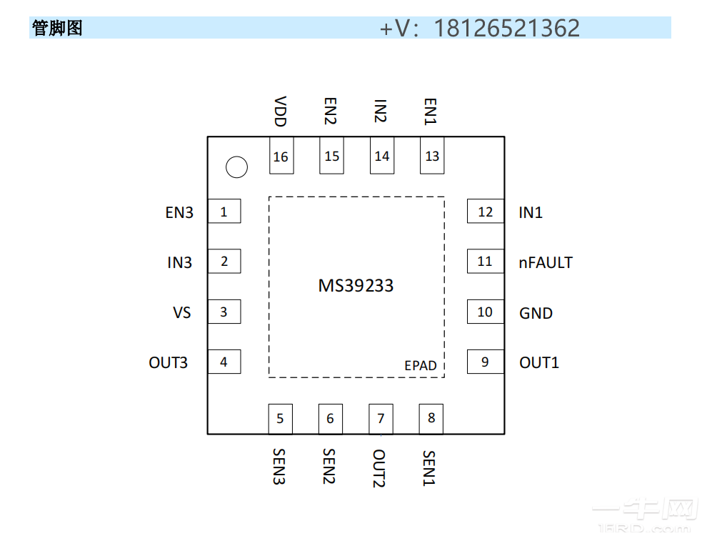 MS39233三个半桥驱动器可兼容TMC6300-一牛网论坛