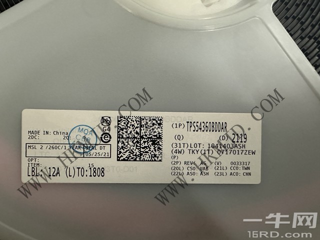 集成型高侧 MOSFET的 TPS54360BDDAR 60V、3.5A 降压稳压器-一牛网论坛