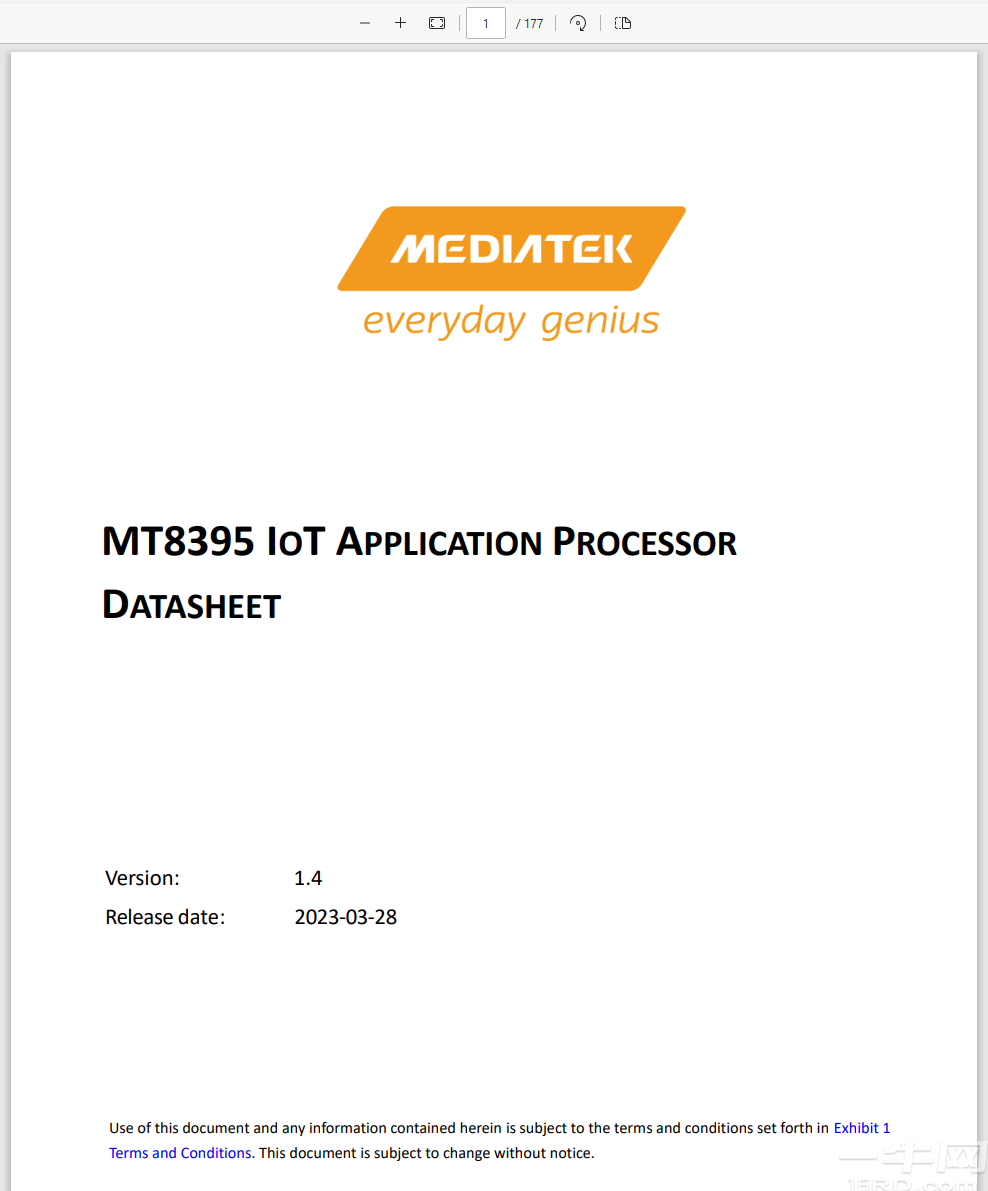 MT8395_IoT_Processor_Datasheet_v1.4.pdf-一牛网论坛