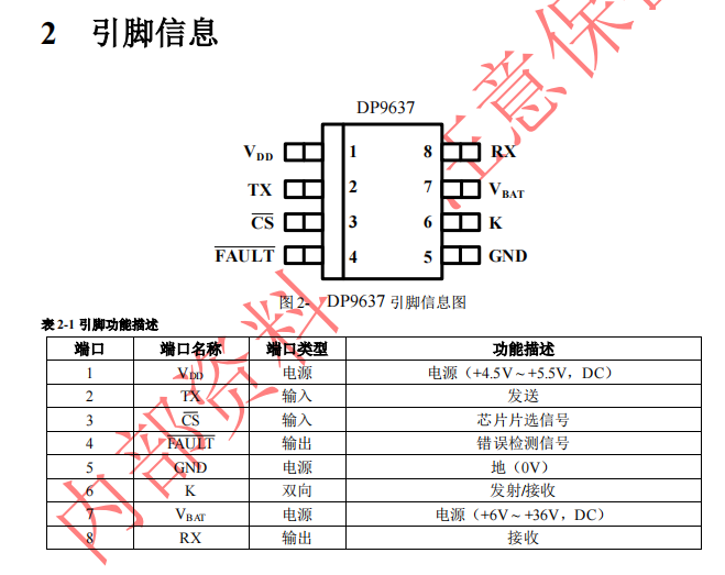 dp9637替代L9613/L9637支持ISO9141协议K总线收发芯片汽车电摩中控-一牛网论坛