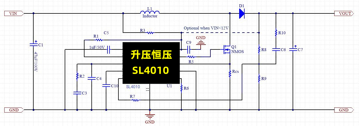 SL4010 DC输入5V升压12V、24V 3A升压恒压制冷片电源供电IC-一牛网论坛