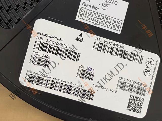 OptiMOS™-T2功率晶体管 IPLU300N04S4-R8 汽车级MOSFET 40 V、N 通道、最大 0.77 mΩ-一牛网论坛