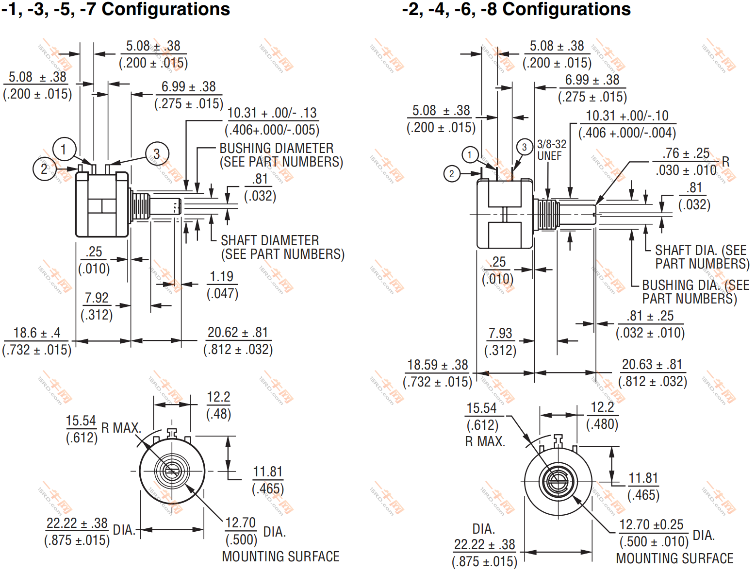 BOURNS 3590系列精密电位器Datasheet-一牛网论坛